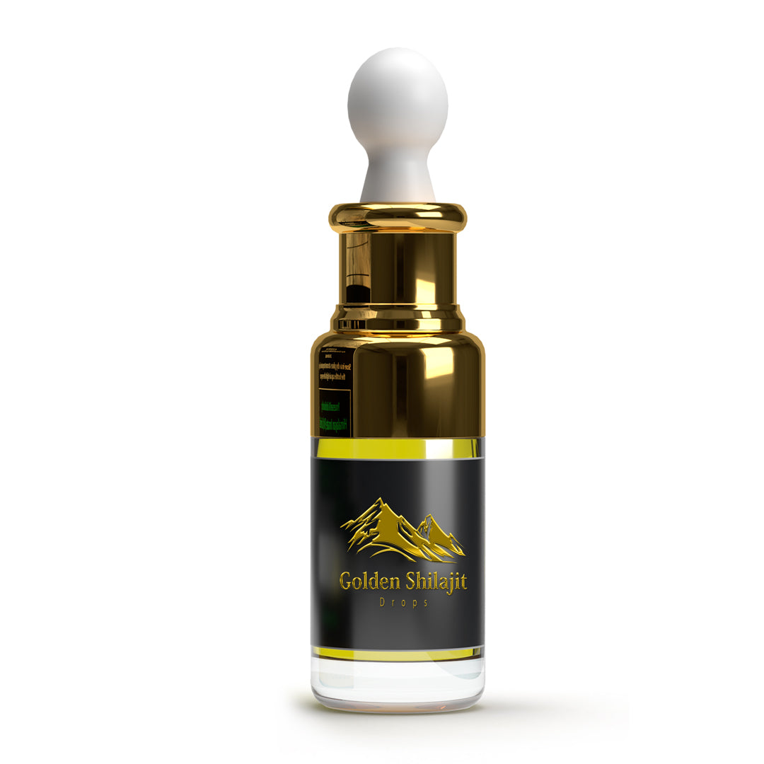 Golden Himalayan Shilajit Drops | 30 ML | 2 Months Supply – Pure Golden ...